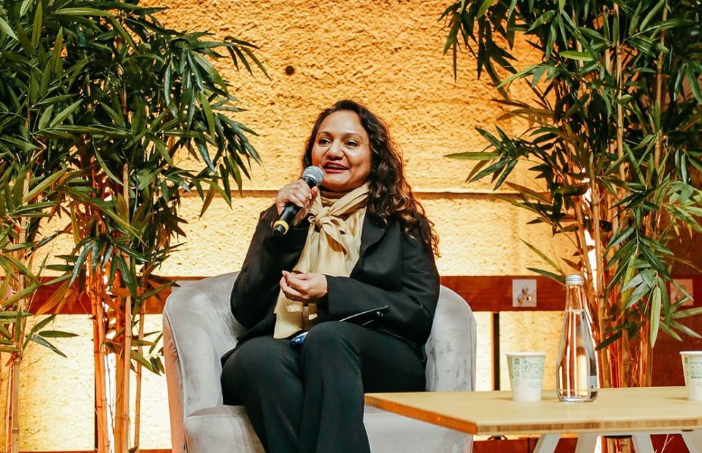 Warsha Singh, a scientist at MFRI and the head of GRO-FTP ARAM line of ...