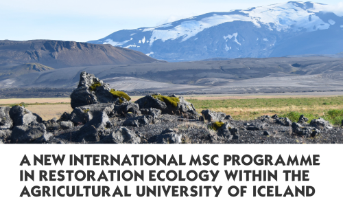 New Restoration Ecology Master's programme at AUI | GRÓ LRT